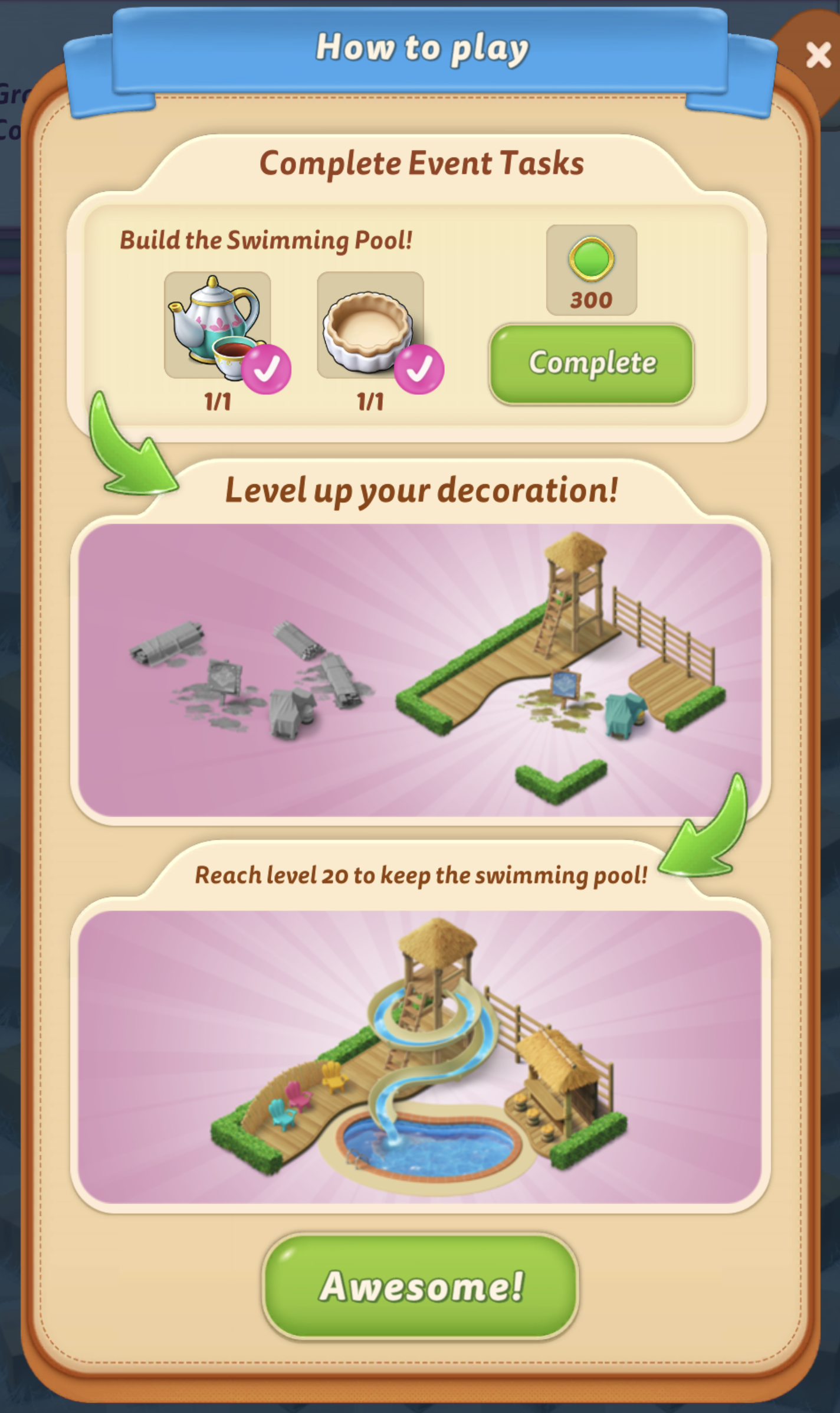 Merge Mansion – 2023 Grandma’s Party Pool Collection Event – Stuff!
